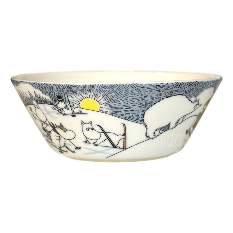 Moomin bowl: Skiing with Mr. Brisk (2014) - Finmug